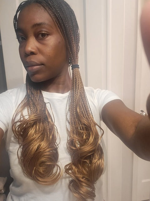 Lush Strands Studio | French Curl and Boho Braids, 100% Human Hair